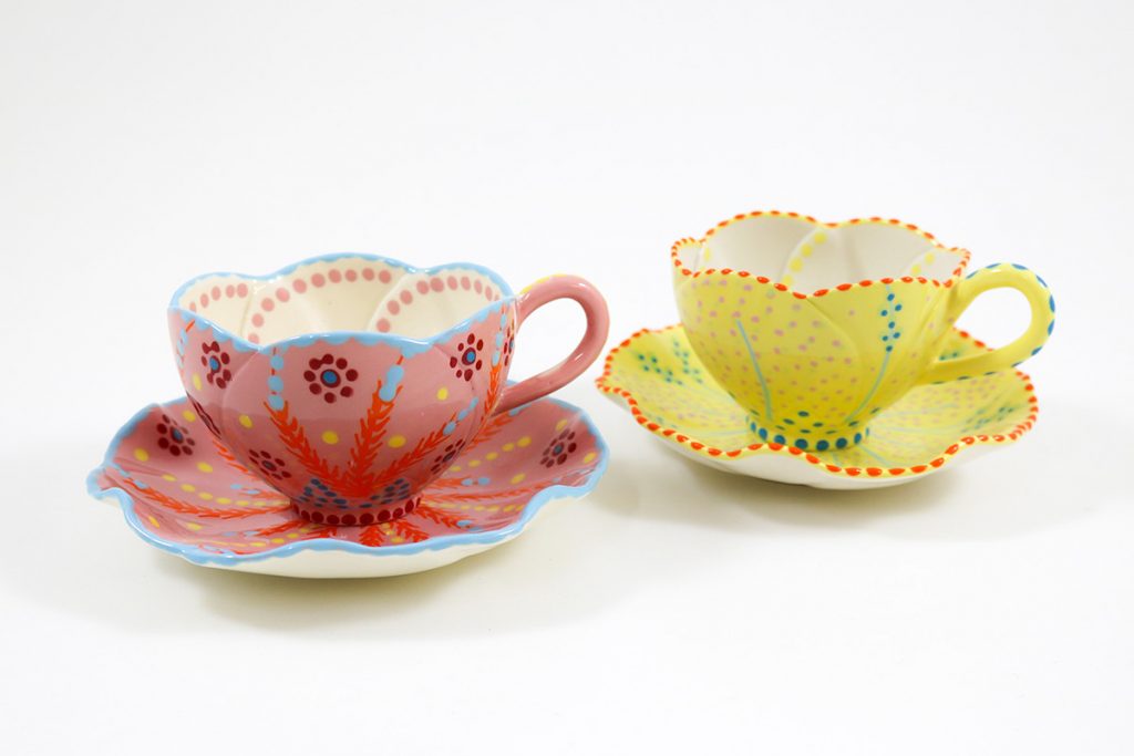 Tulip Tea Cup & Saucer - Potterswork